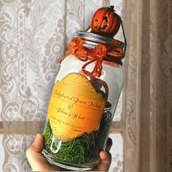 Accents | Dehydrated Grave Moss And Worms Wort Halloween Decor ...